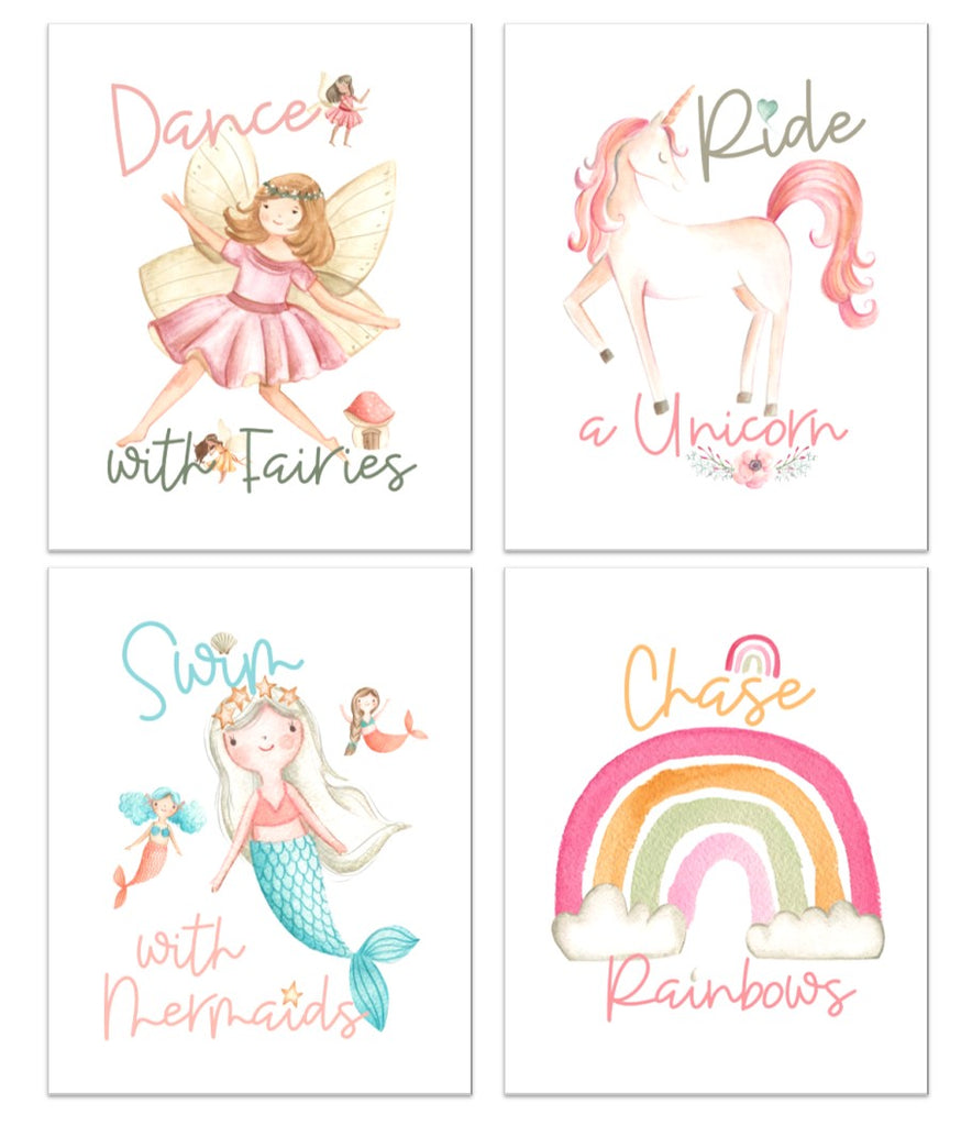 Unicorns And Fairies And Mermaids