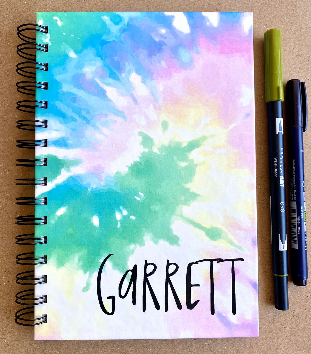 Tie Dye - Personalized Homeschool Undated Weekly Planner for Kids ...